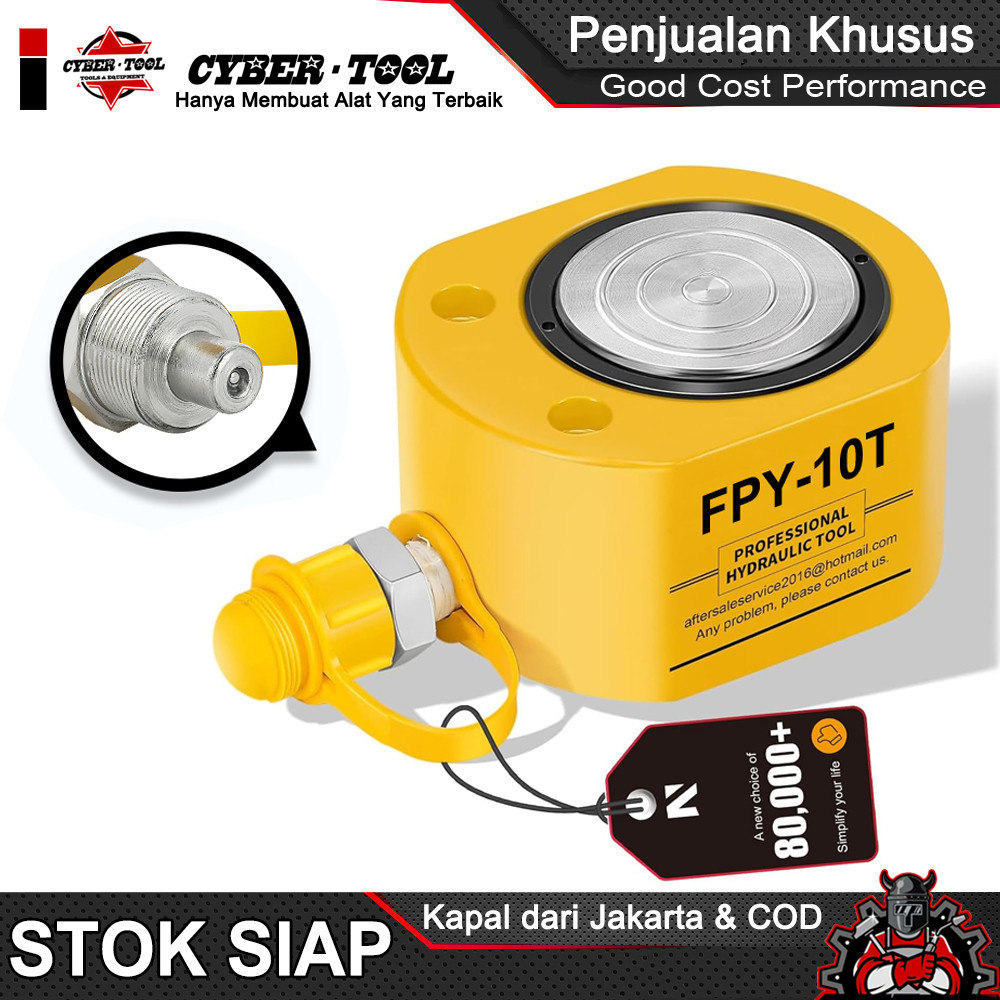 Jual Dongkrak Hidrolik 10 Ton Profil Rendah – Silinder Hidrolik Mini ...