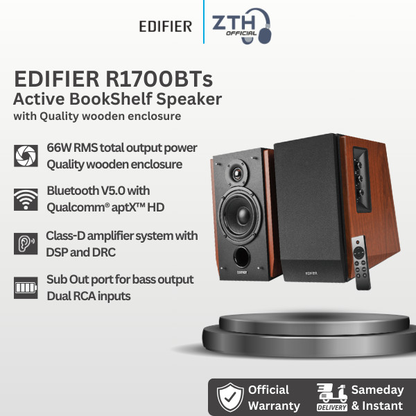 Jual EDIFIER R1700BTs 2.0 Active BookShelf Active Speaker | Shopee ...