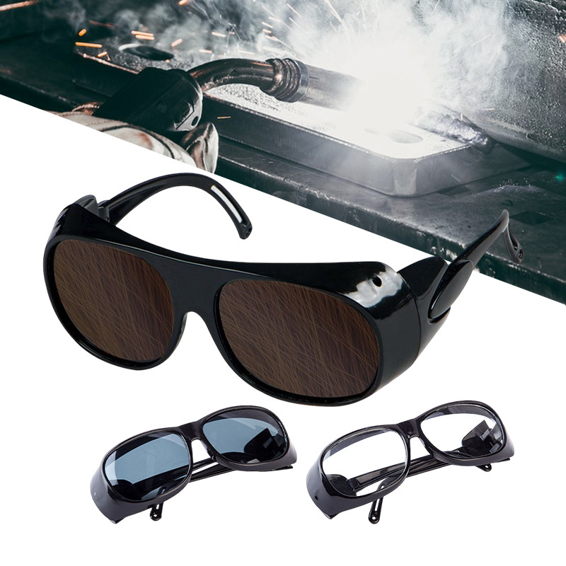 Jual Kacamata Las 14,5*12cm Hitam Safety Glasses Anti Benturan Glare 14 ...