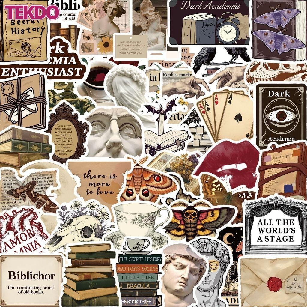 Jual 50pcs Kawaii Minimalist Anime-Style Stickers for DIY Scrapbook ...