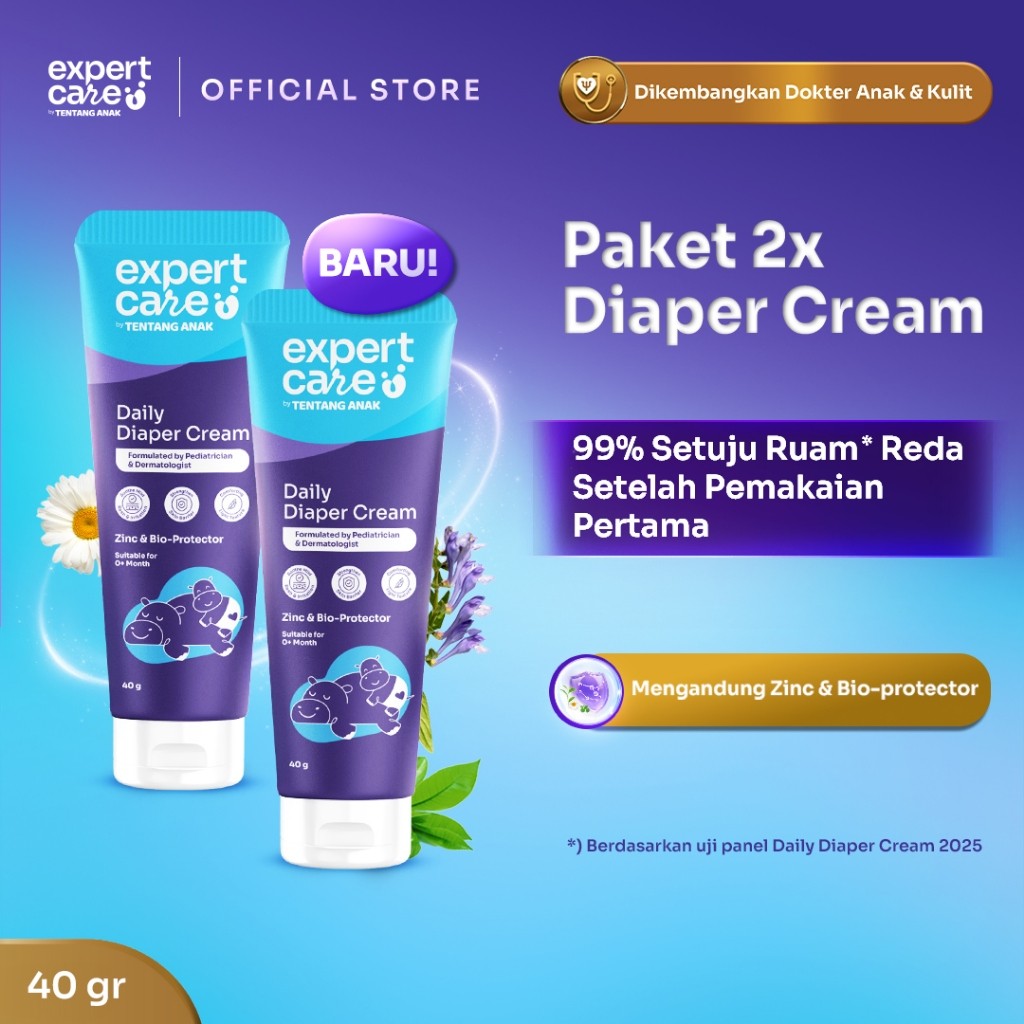 Jual Expert Care - Paket Bundling 2pcs Diaper Rash Cream Daily Diaper ...