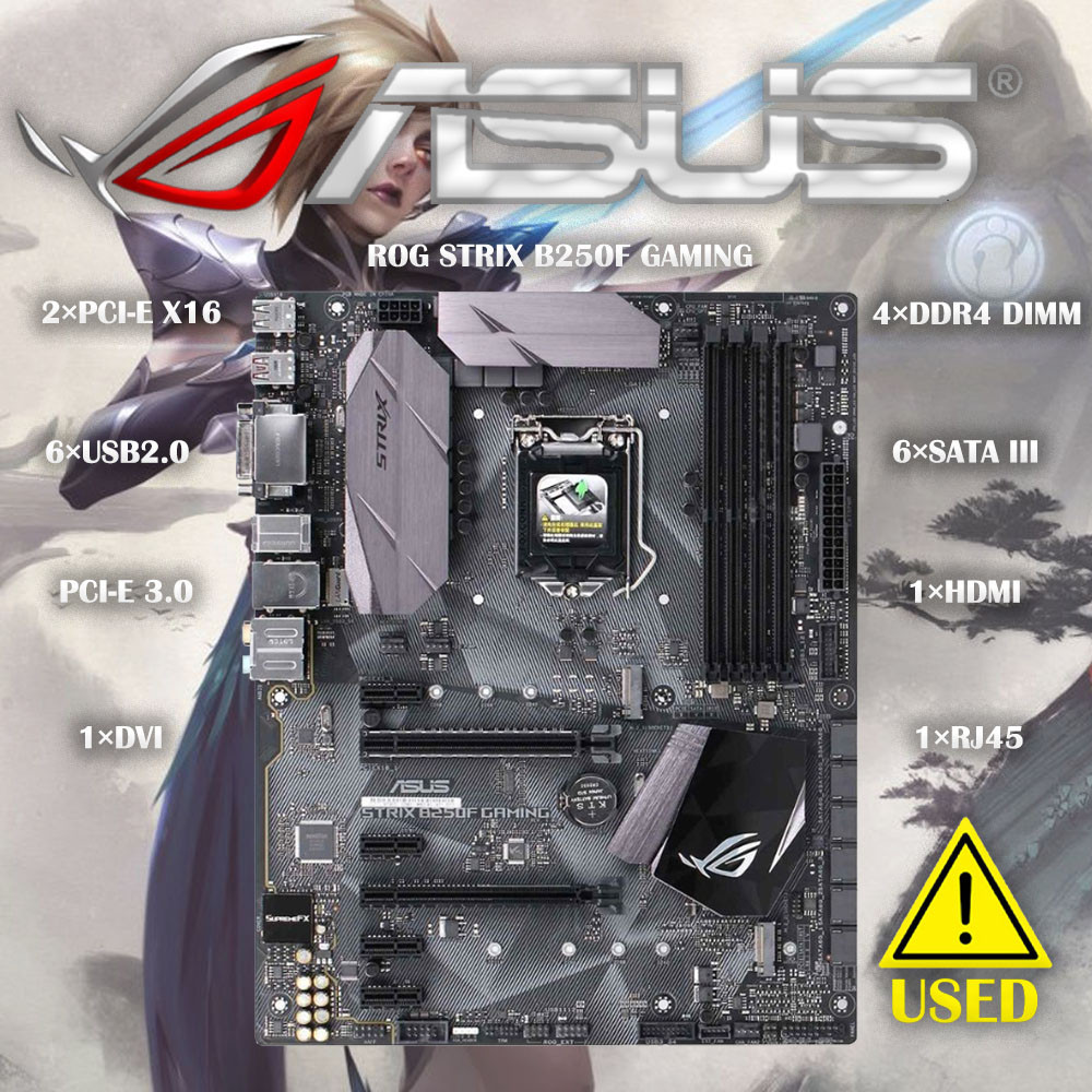 Jual Asus ROG STRIX Z270-F GAMING Desktop Motherboard Socket LGA 1151 ...