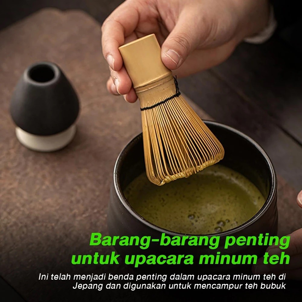 Jual 【Yoyo】 Chasen Bamboo Matcha Whisk & Chashaku Matcha Spoon - Alat ...