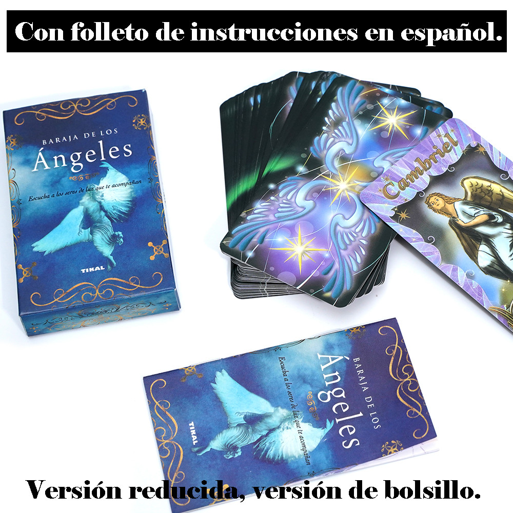 Jual Spanish Tarot cards Angel Oracle Deck Spanish Spiritual Card Set ...