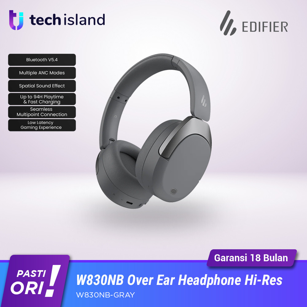 Jual Edifier W830NB Headphone Over Ear Hi-Res Audio ANC Spatial Sound ...