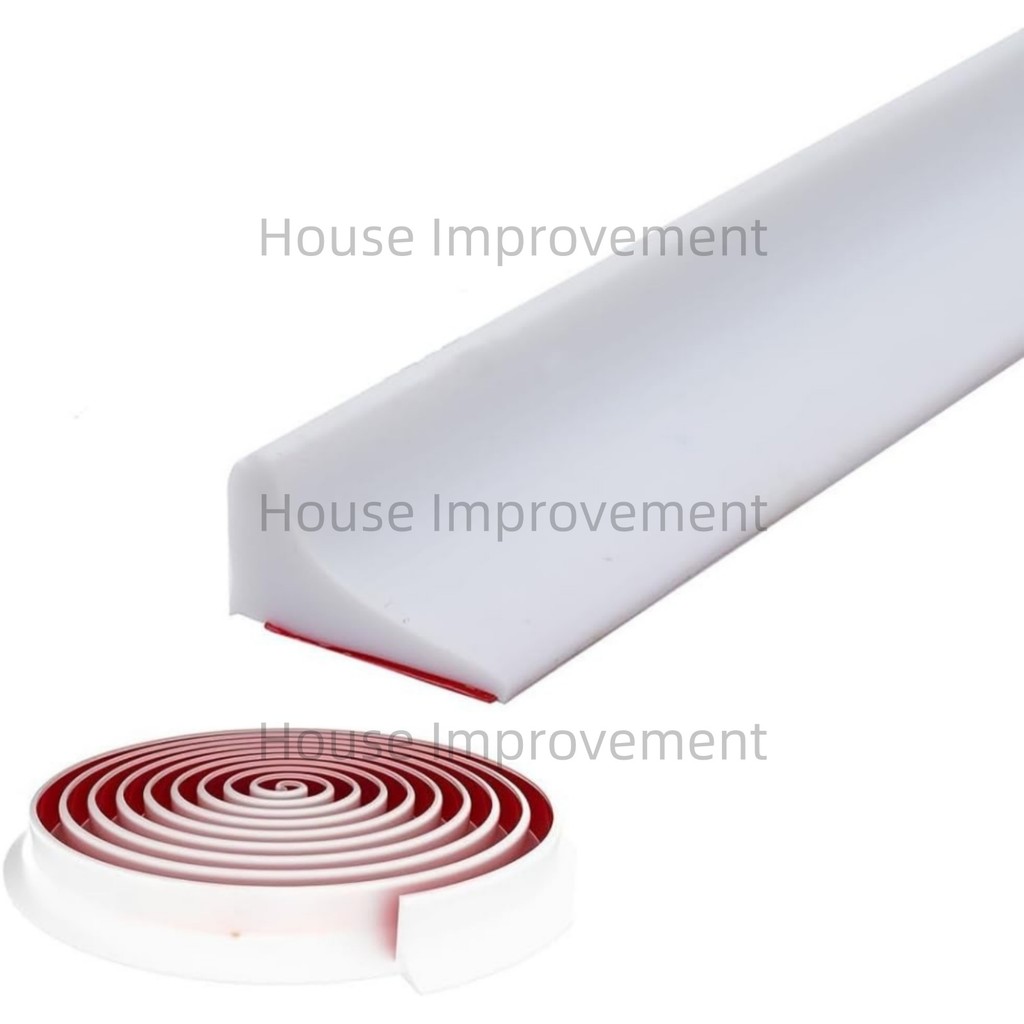 Jual Kitchen Threshold Water Dam Self Adhesive Silicone Waterproof ...