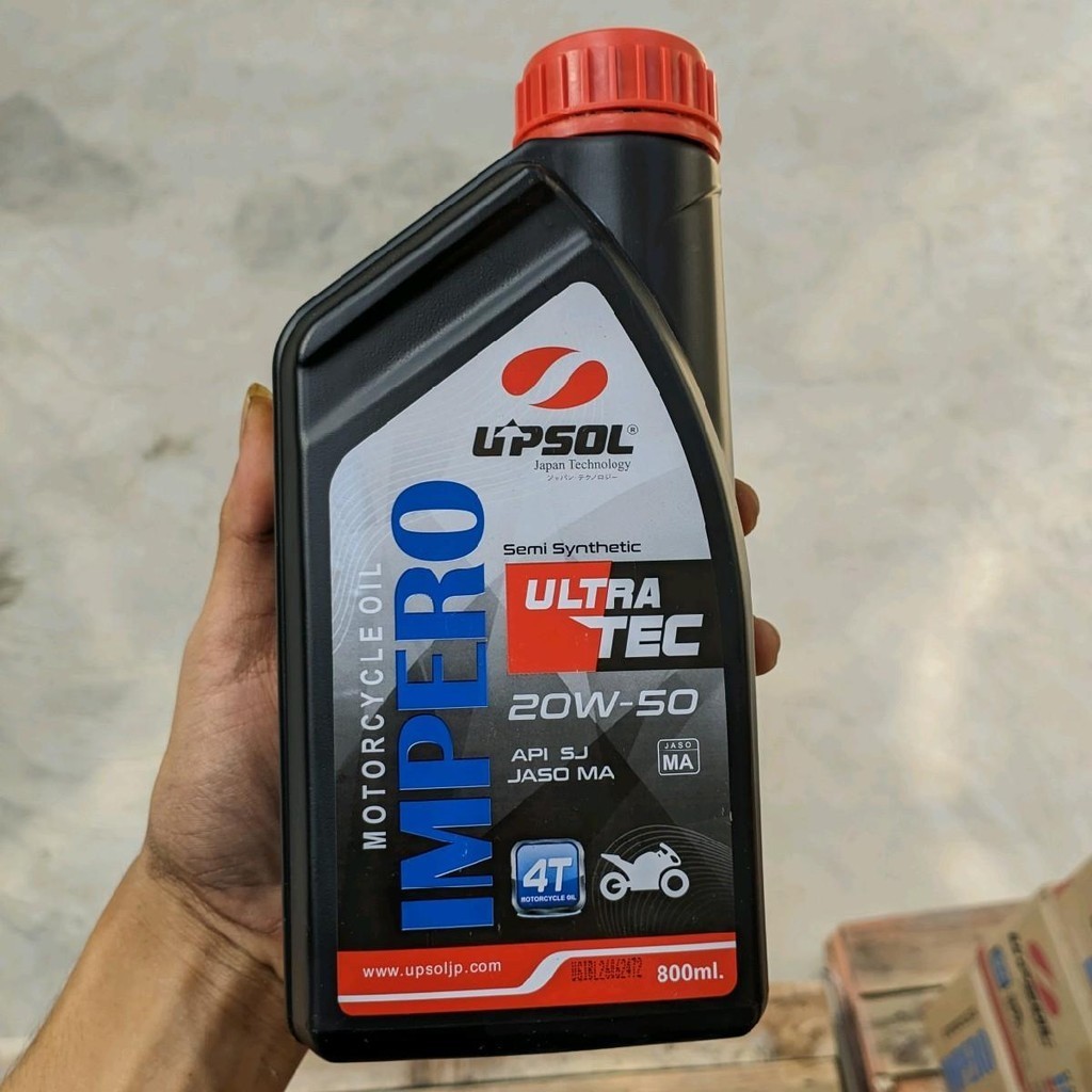 Jual Oli UPSOL IMPERO ULTRATEC SAE 20W-50 API SJ JASO MA 4T 0.8 Liter ...