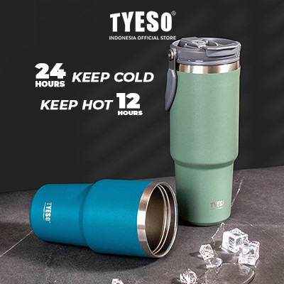 Jual Tyeso Tumbler Minum 900ml TS-8828 Stainless Vacuum Insulated Portable Thermos | Shopee ...