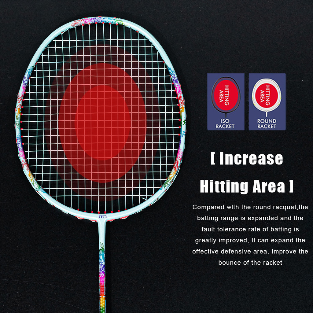 Jual 10U TAJ Plus Badminton Racket Full carbon fiber professional ...