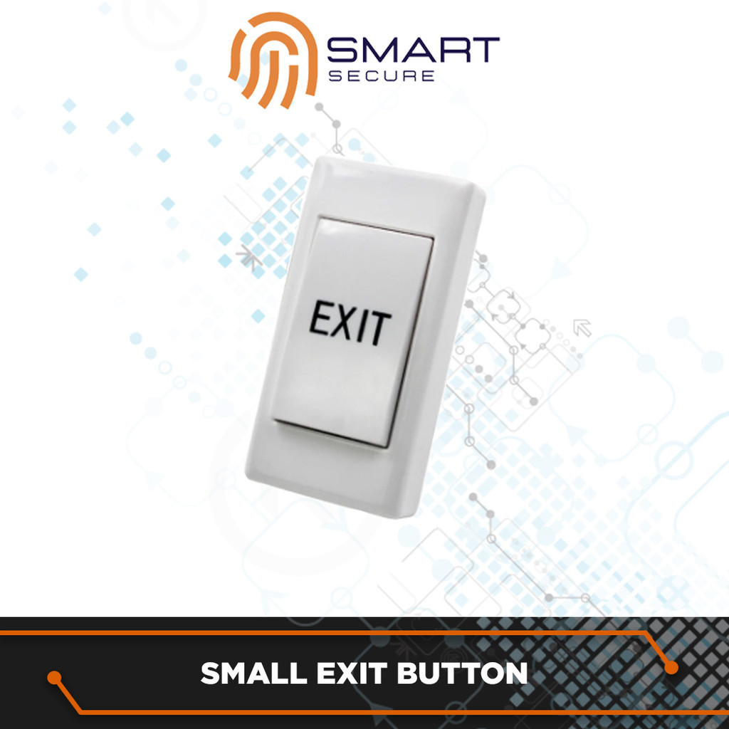 Jual SMART SECURE Exit Button / Push Button Plus Kabel untuk Access ...