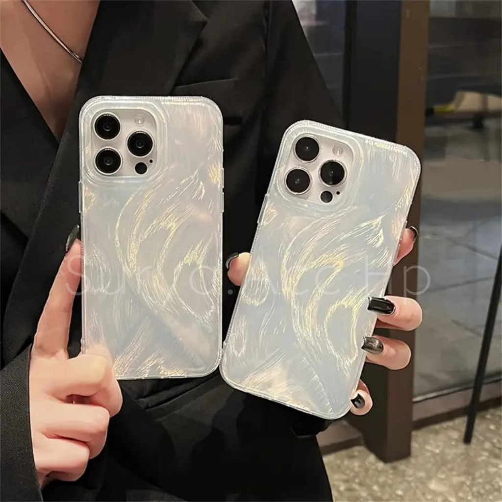 Jual Hard Case Feather Hologram Fullcover For Oppo A3 Pro A3x A15 A15s A16 A16s A16e A16k A17 ...