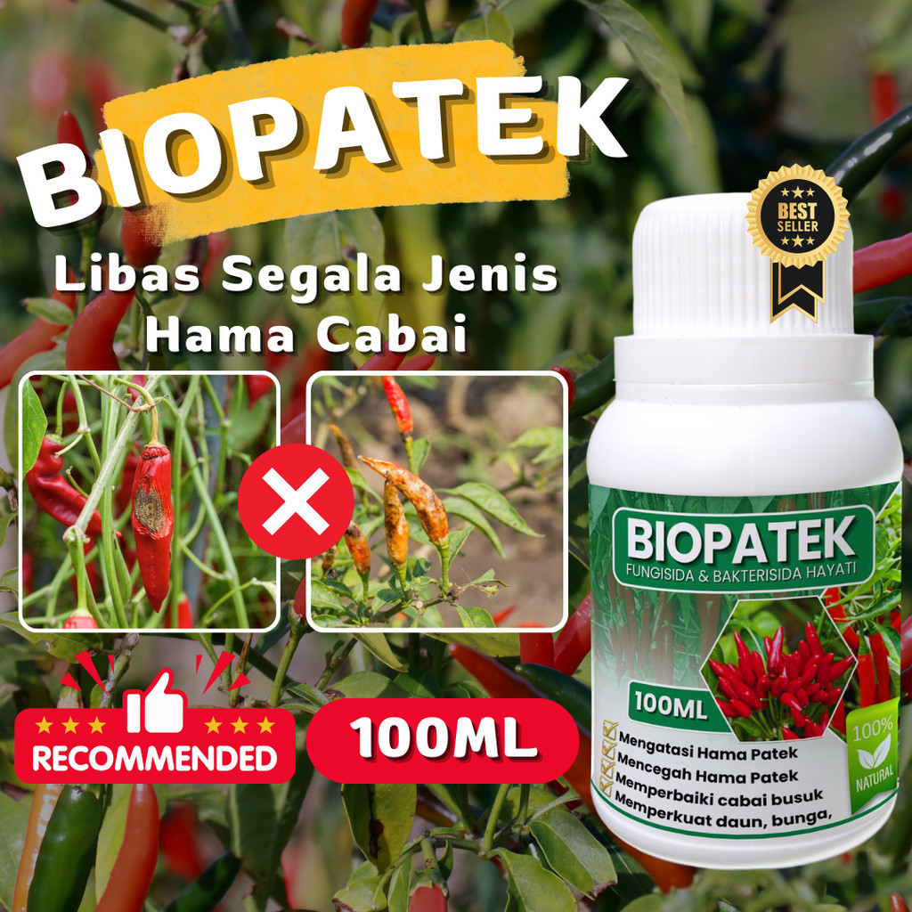 Jual COD TERLARIS BIOPATEK 100ml Fungisida Hayati Obat Hama Penyakit ...