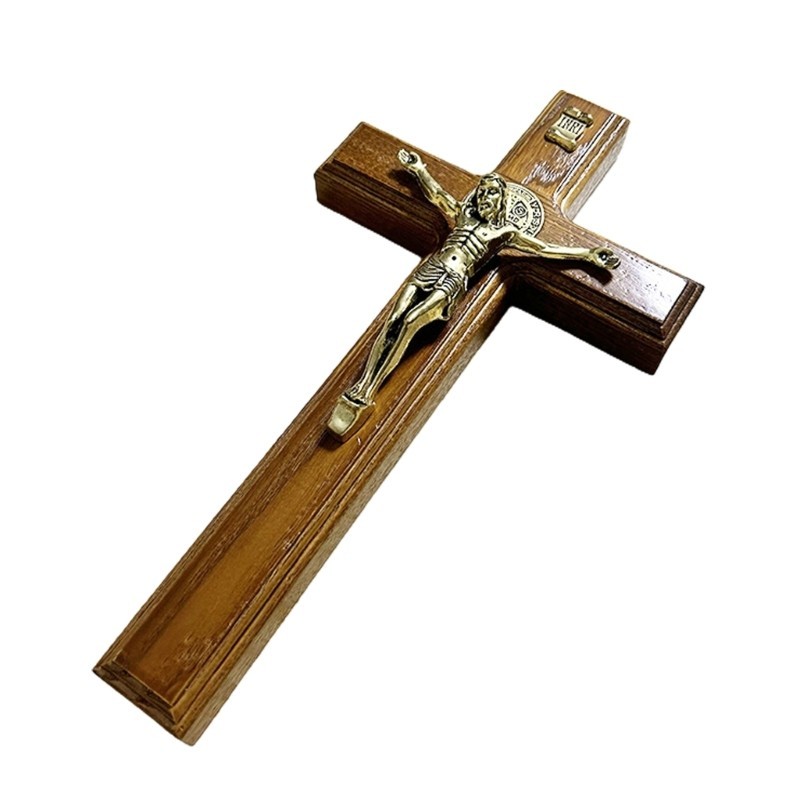 Jual Solid Crucifix Wall Catholic Jesus Christian Ornaments Religious ...
