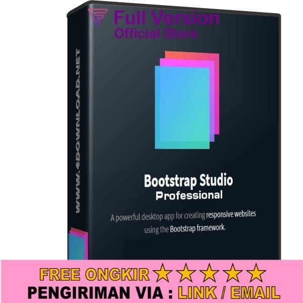 Jual Bootstrap Studio 5 Pro - Aplikasi Pembuat Website Life Time Lifetime | Shopee Indonesia