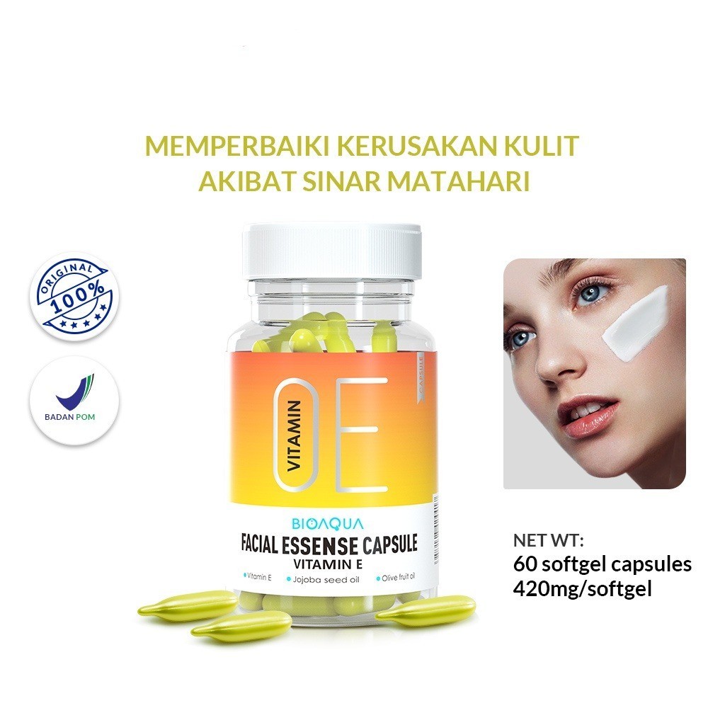 Jual BIOAQUA Animate Serum Wajah Vitamin E Facial Essence Moisturizing ...