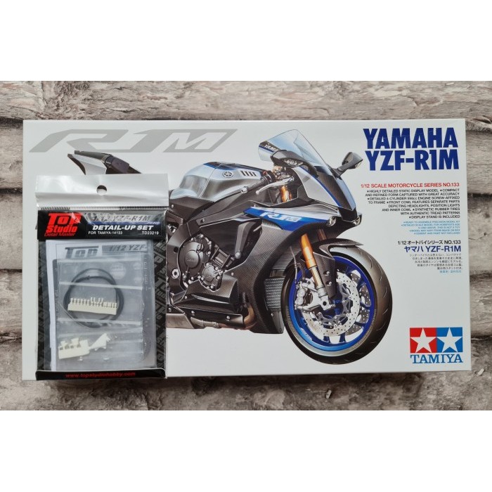 Jual TAMIYA YAMAHA YZF-R1M With TOP STUDIO DETAIL-UP SET | Shopee Indonesia