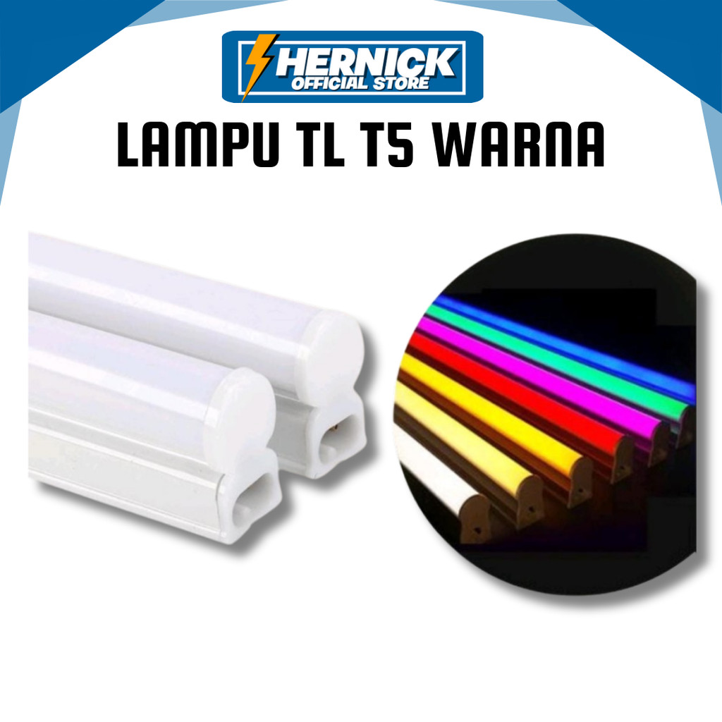 Jual Lampu TL Neon T5 LED 5/9/15/19W Tube Warna Warni/Lampu neon led - TL 5watt (30cm), Kuning ...