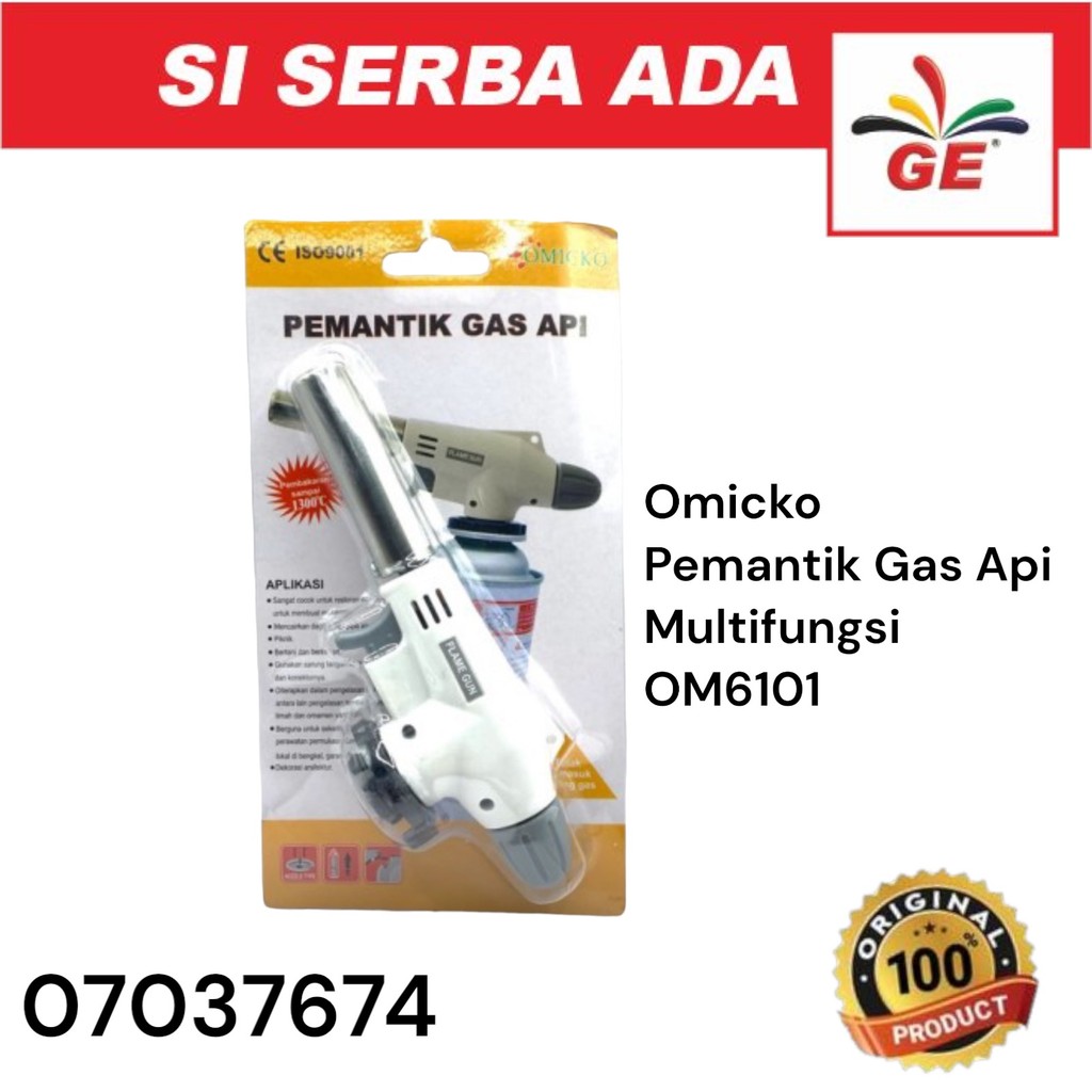 Jual OMICKO Pemantik Gas Api Otomatis - Portable Gas Torch - Flame Gun ...