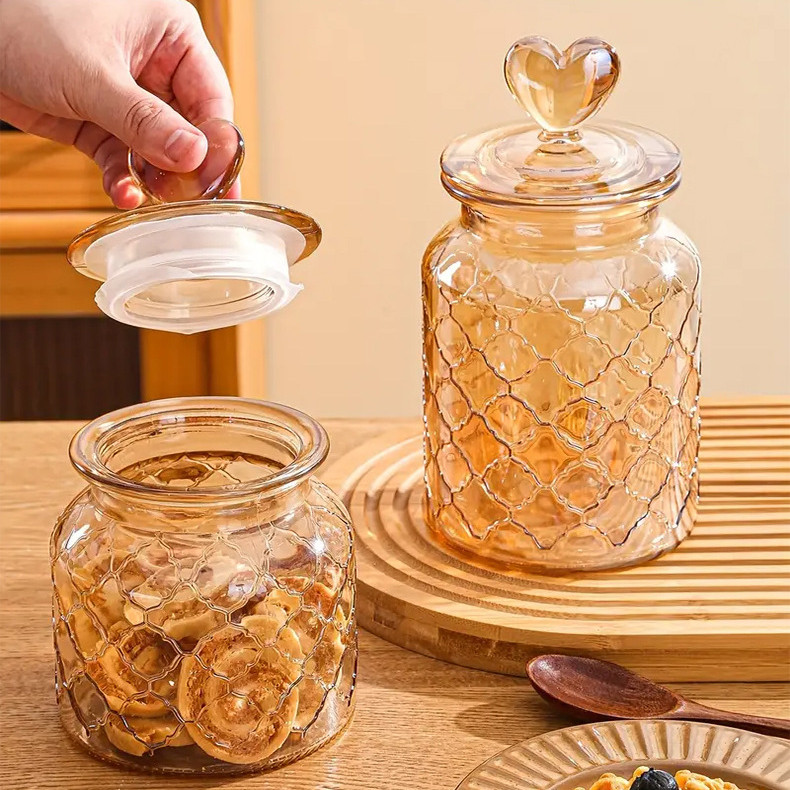 Jual Toples Kaca Kedap Udara Satuan / Toples Kue Kaca / Toples Permen ...