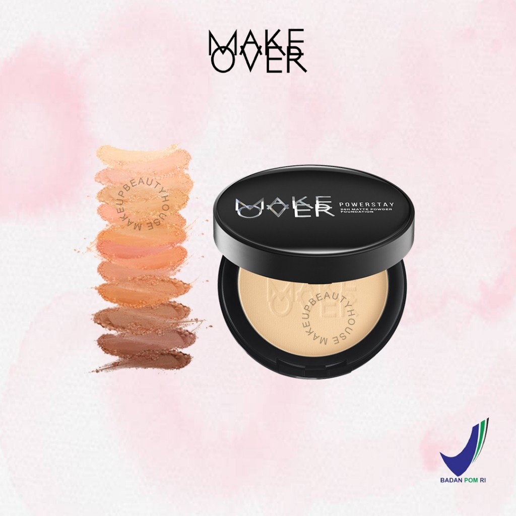 Jual MAKE OVER Powerstay 24H Matte Powder Foundation - Bedak padat ...