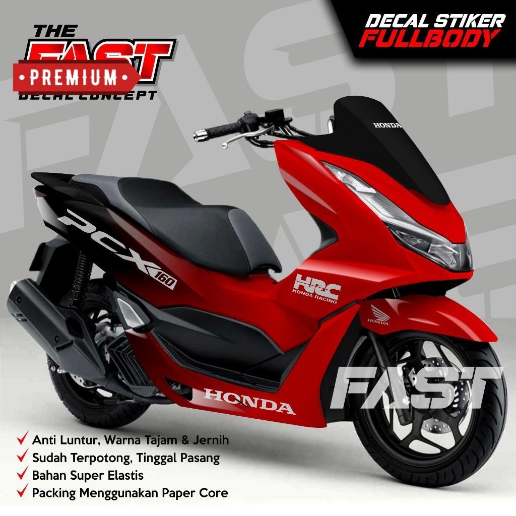 Jual PREMIUM Decal sticker HONDA PCX 160 PCX 150 Full Body desain ...