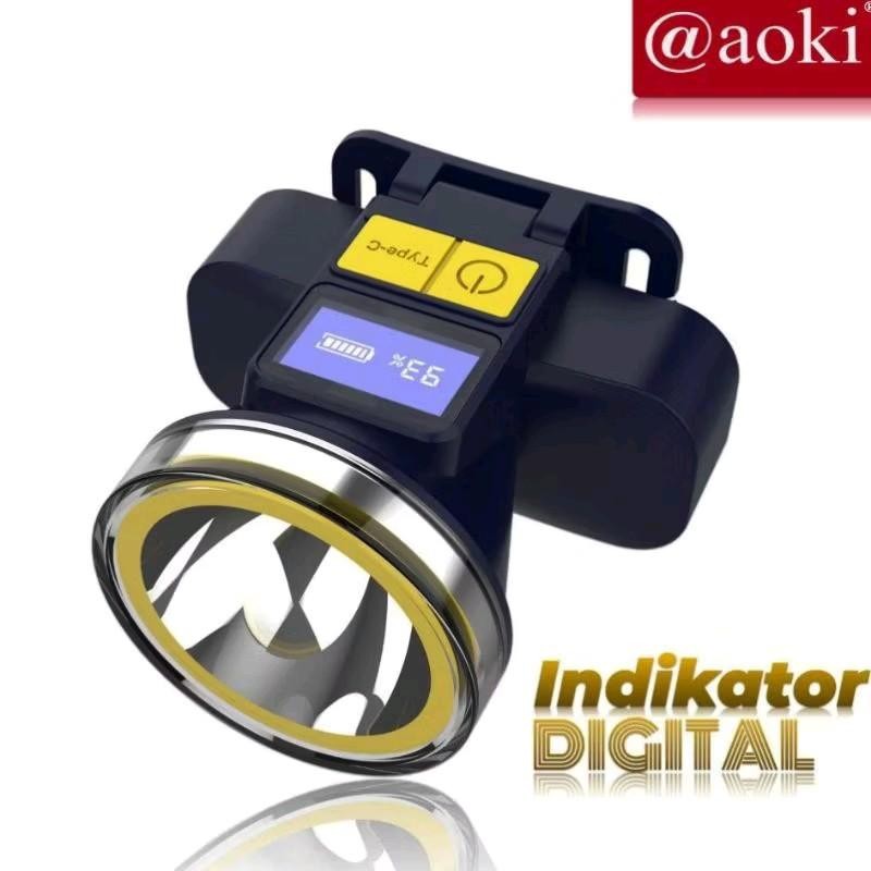 Jual Senter Kepala Aoki Ak 3679P Cahaya Putih Head Lamp Aoki 30 Watt Cahaya Putih | Shopee Indonesia