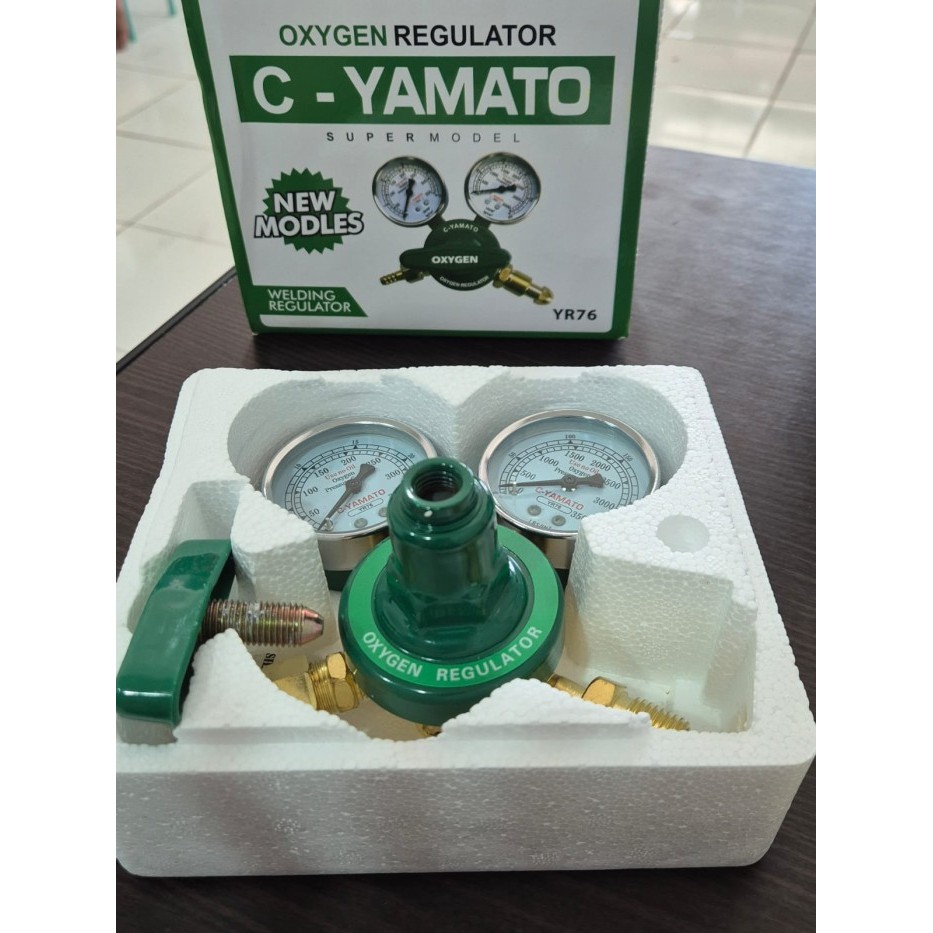 Jual Regulator Tabung Gas Oksigen / Oxygen Merk C-YAMATO | Shopee Indonesia