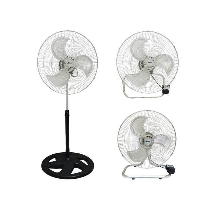 Jual KIPAS ANGIN BERDIRI ARASHI 3IN1 POLI FAN AR 118 POLI FAN 18 inch ...