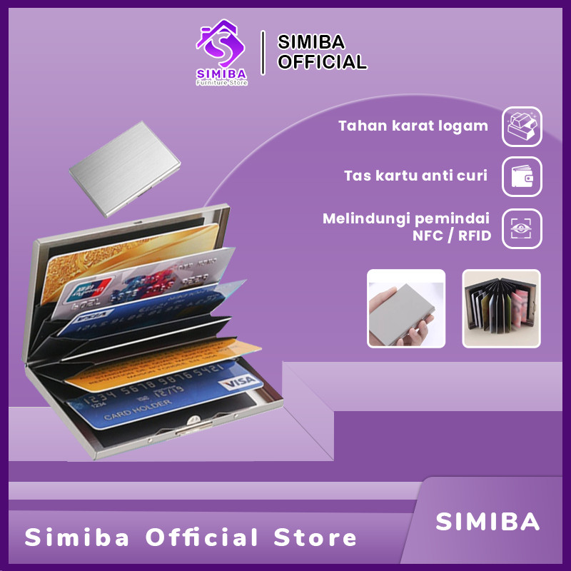 Jual SLIM Wallet Dompet RFID Dompet Kartu Nama Dompet Card Holder Pria ...