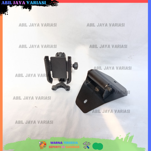 Jual PAKET HOLDER GPS HP XMAX OLD CONNECTED PHONE HOLDER ALUMUNIUM ...