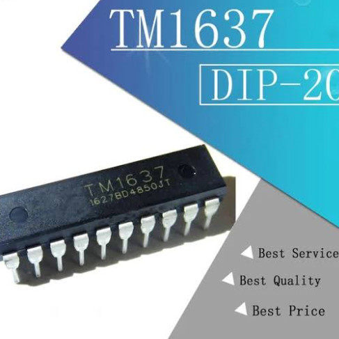 Jual chip IC TM1637 Module 7 Segment Display 3642BH TM 1637 esp32 wemos ...