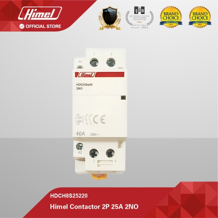Jual Himel Modular Contactor 2P 25A 2NO - HDCH8S25220 | Shopee Indonesia