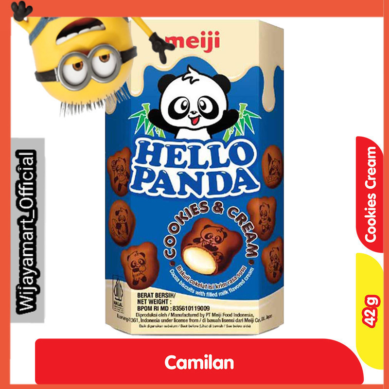 Jual Hello Panda Biskuit Rasa Cookies & Cream 42 g | Shopee Indonesia