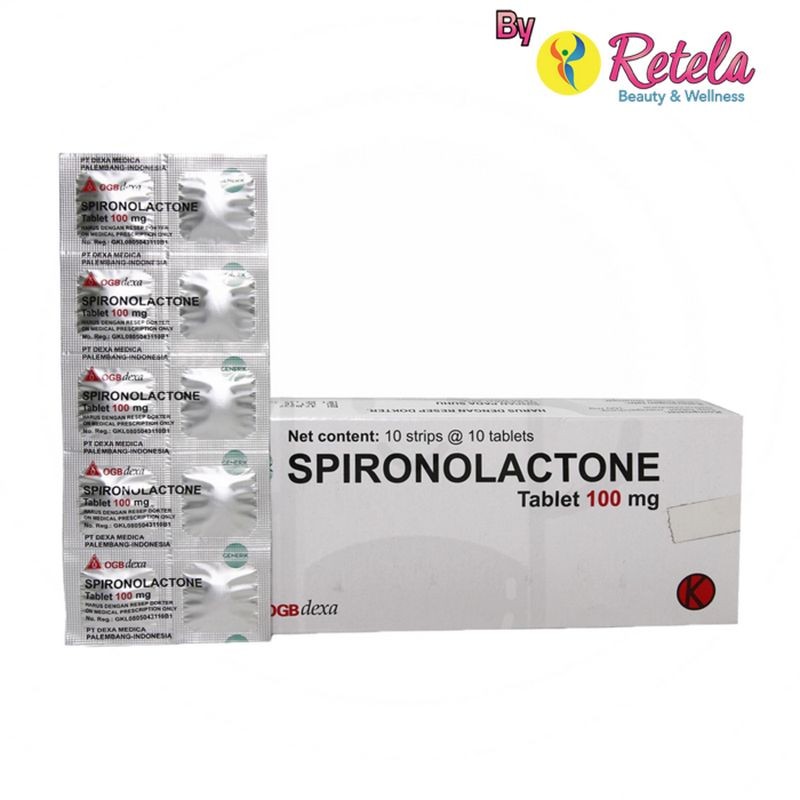 Jual SPIRONOLACTONE 100MG 1 STRIP 10 TABLET | Shopee Indonesia