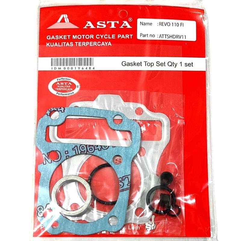 Jual (MS) Paking Gasket Top Set Asta Original Honda Revo 110 Fi Paken Pakin Topset Revo Injeksi ...