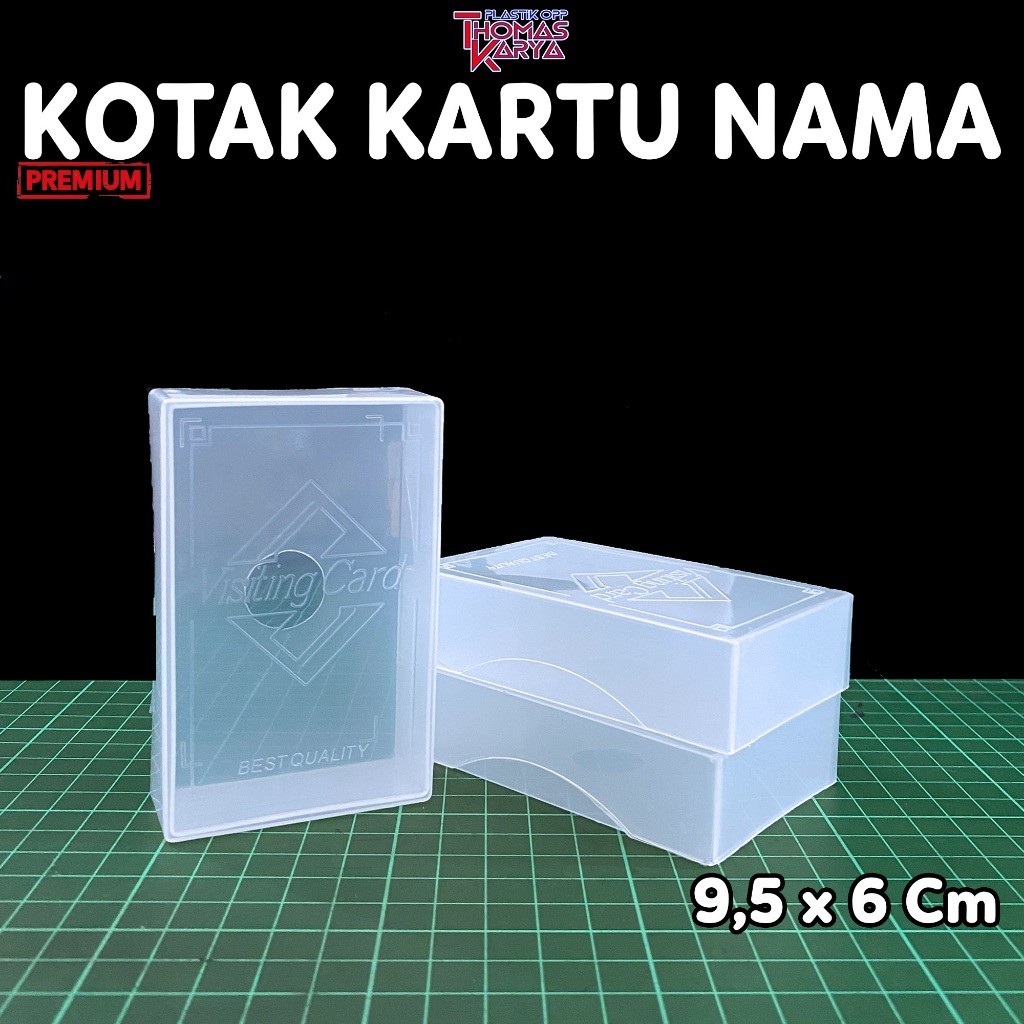 Jual 100PCS Box Kartu Nama Kotak Plastik ID CARD | Shopee Indonesia