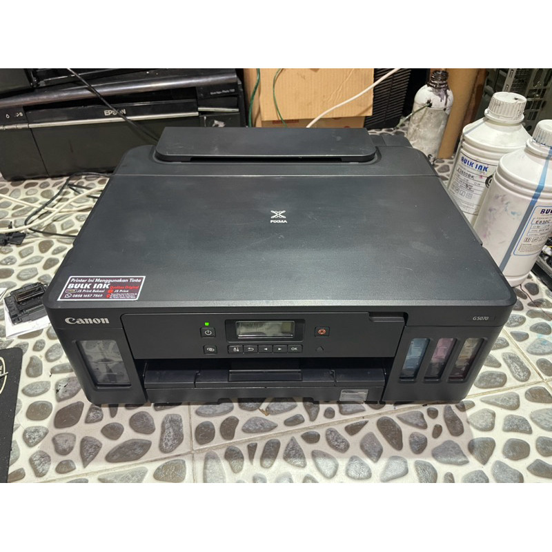 Jual Printer Canon PIXMA G5070 Print Wifi LAN Second | Shopee Indonesia