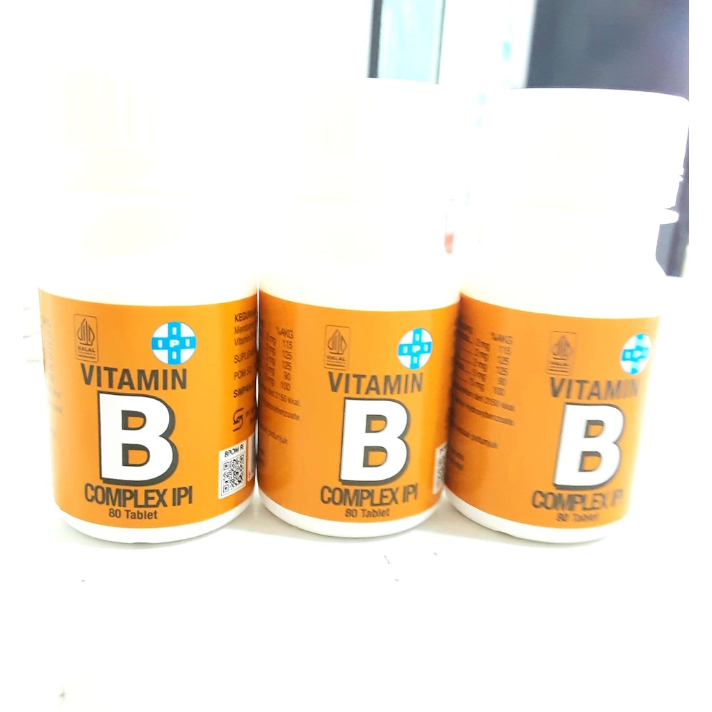 Jual Ipi Vitamin B Complex Ipi Isi 80 Tablet -Per Botol | Shopee Indonesia
