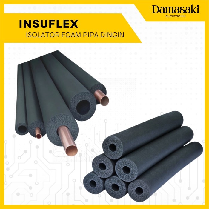 Jual INSULFLEX TUBE PEREDAM KONDENSASI AC DINGIN ISOLASI PIPA PANJANG 1 ...