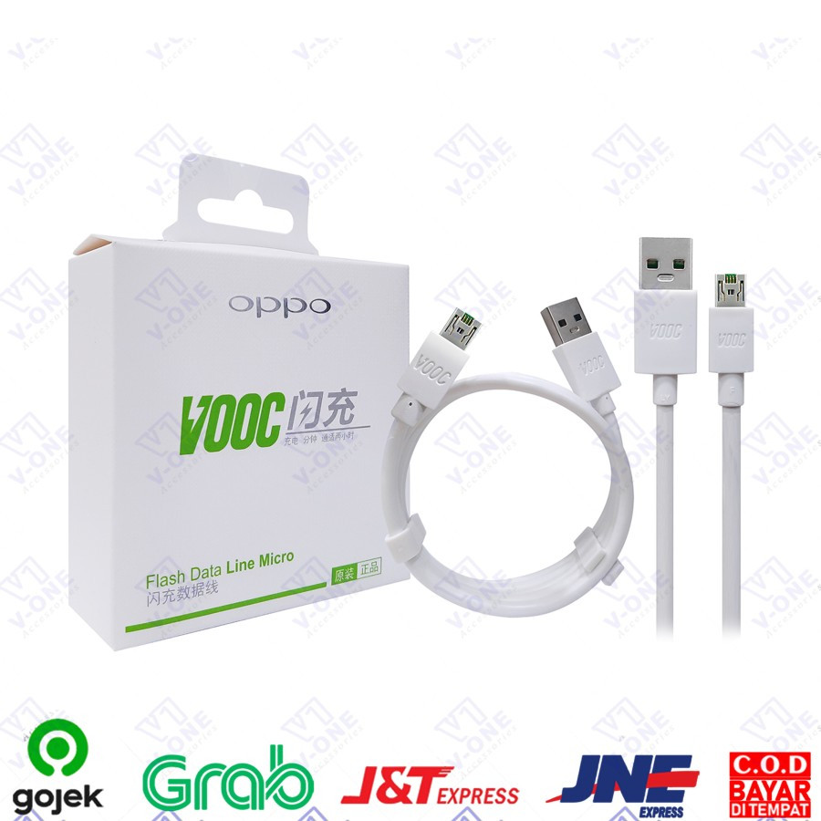 Jual QPP- KABEL DATA VOOC 3.0 FAST CHARGING OPPO R11 R15 R17 ORIGINAL ...