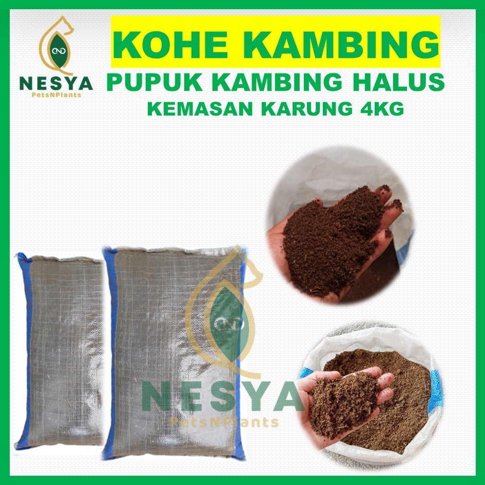 Jual Pupuk Kandang KOHE Kambing Halus Kemasan Karung 5kg Untuk Media ...