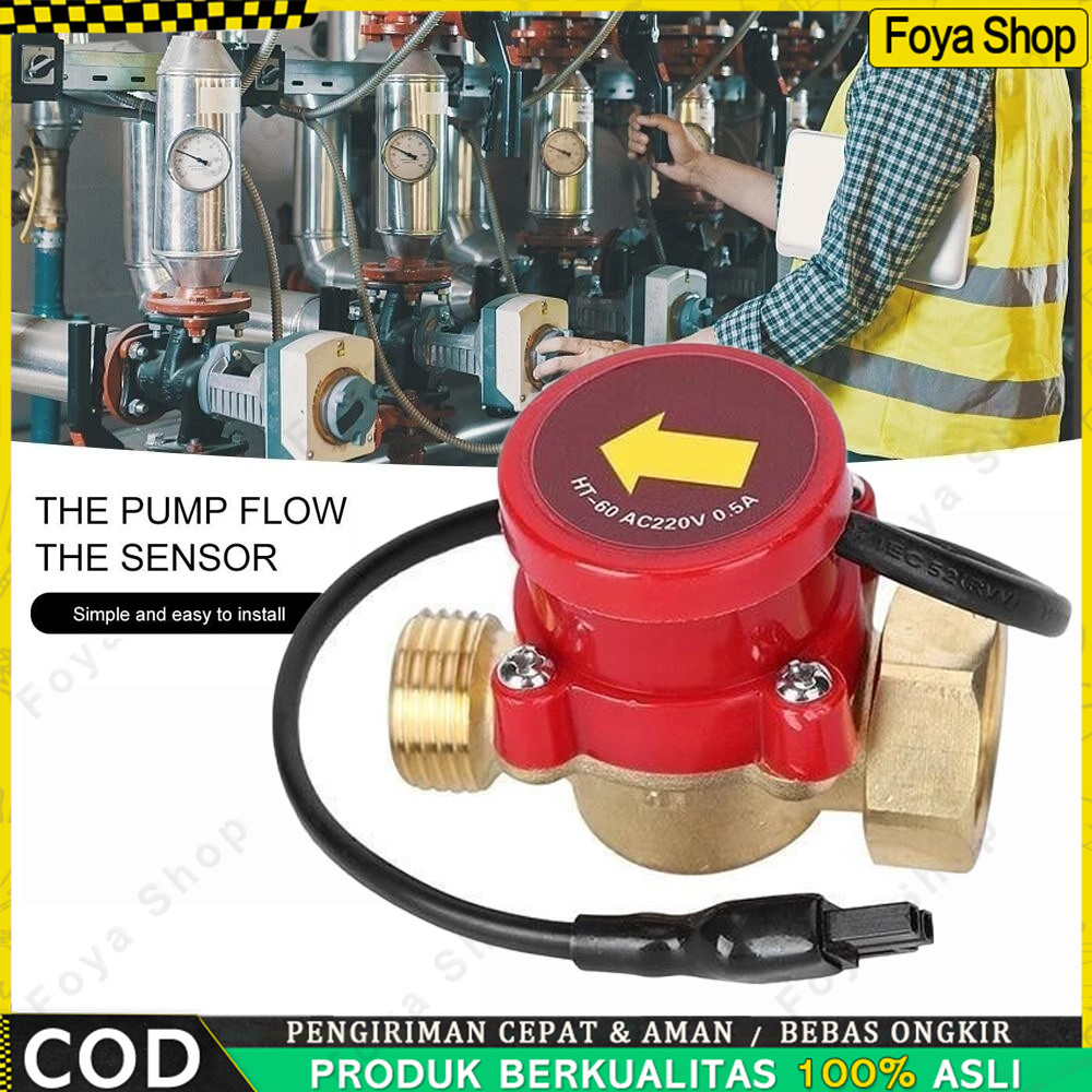 Jual Flow Switch / Otomatis Elektrik 1/2 inch saklar Water Flow Switch ...