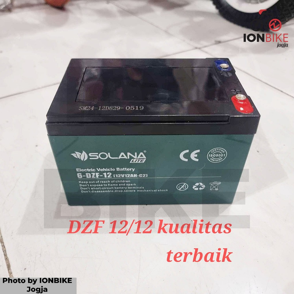 Jual Aki Sepeda Listrik SOLANA 12 Volt 12 Ampere 12V 12AH by Chilwee Accu Kering Battery Baterai ...