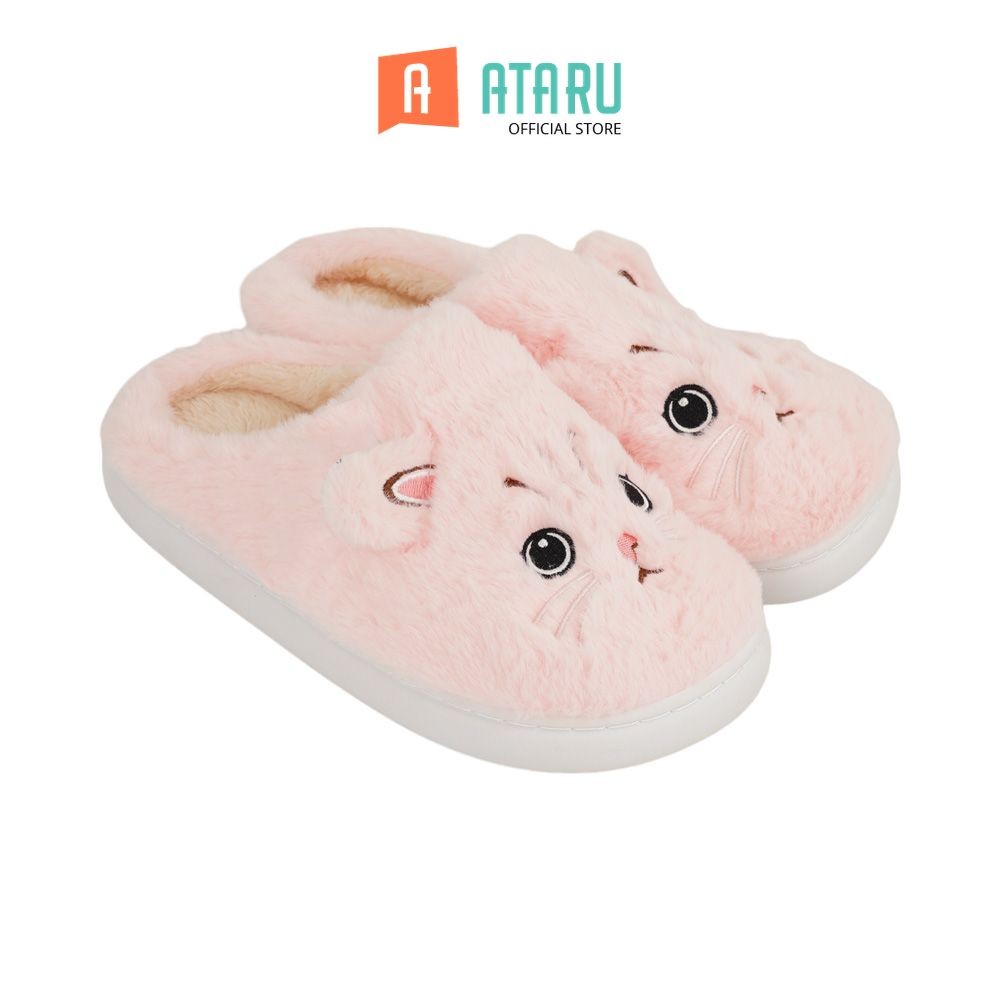 Jual Ataru Ukuran 40/41 Sandal Rumah Cat - Pink Woman Home Slippers ...