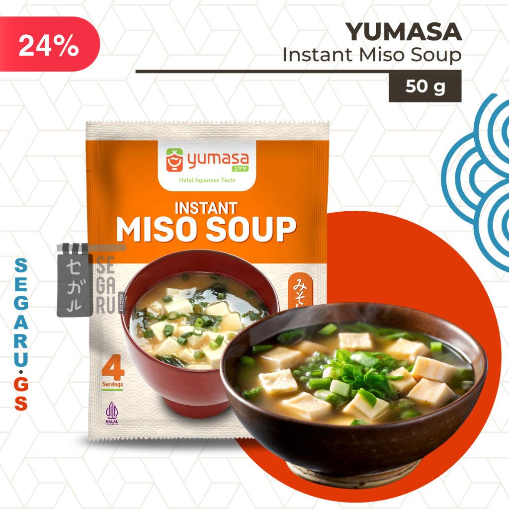 Jual YUMASA Japanese Miso Soup Instant | Sup Miso Jepang Halal 50gr ...