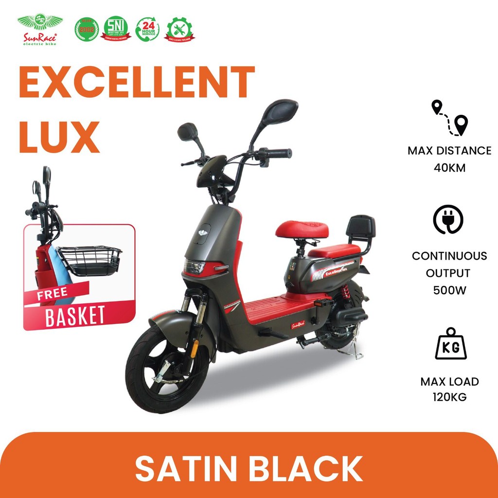 Jual Sunrace Excellent Lux Sepeda Listrik SNI Terbaru dengan Desain ...