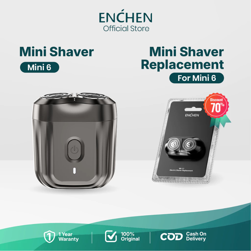 Jual Enchen Mini 6 Shaver Elektrik Portable Waterproof - Alat Cukur ...