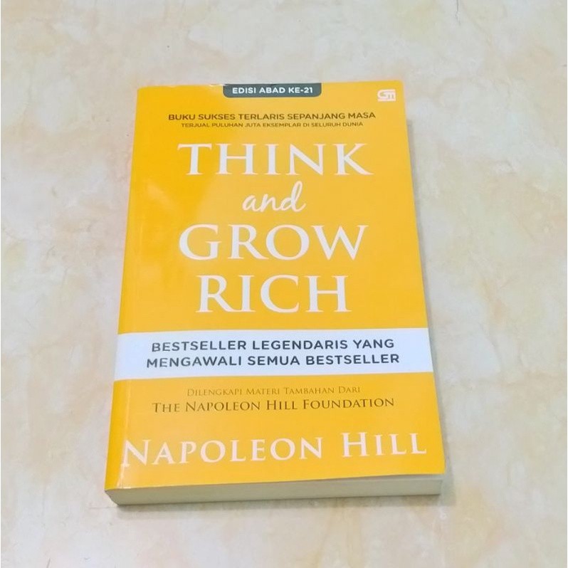 Jual Buku Think an Grow Rich - Napoleon Hill | Shopee Indonesia