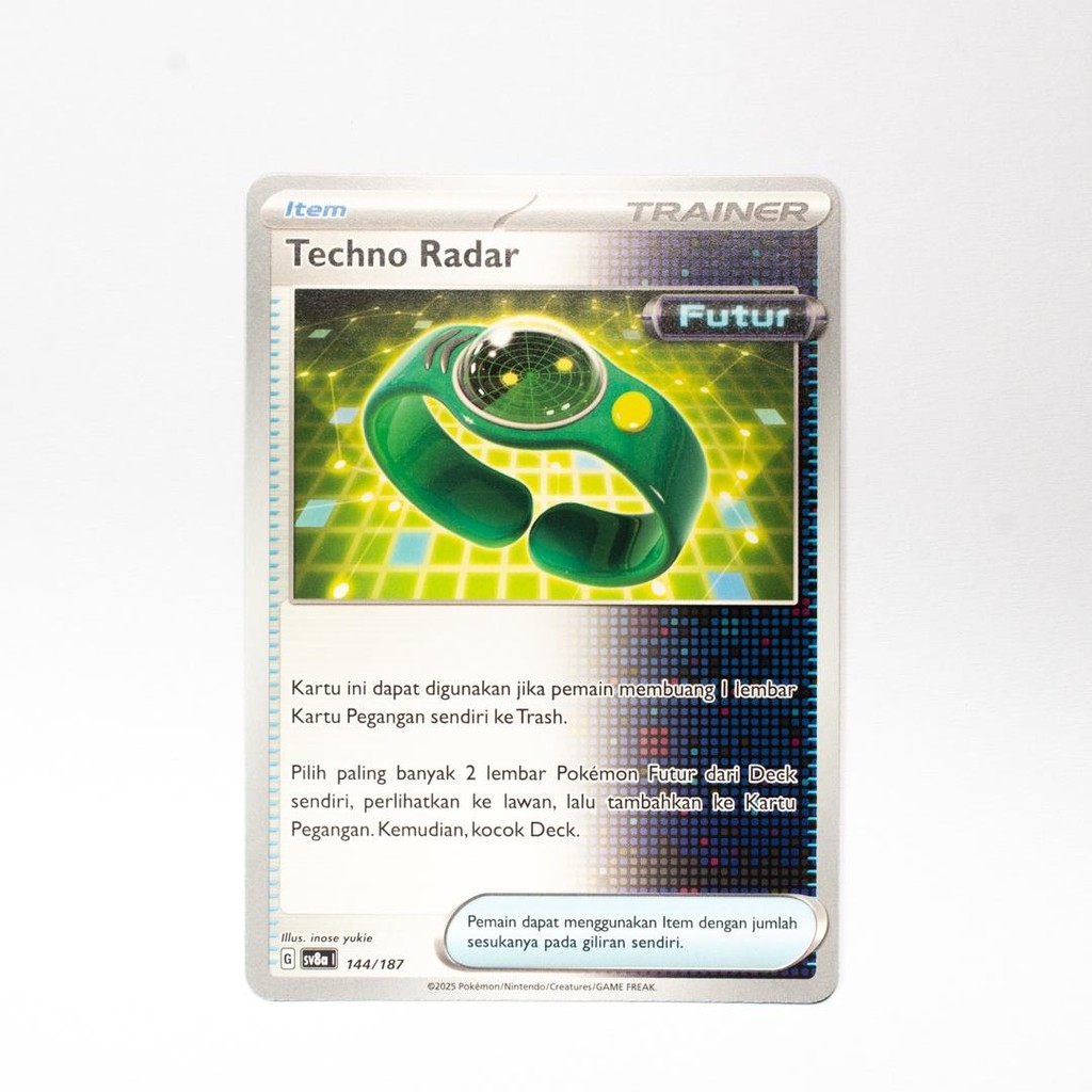 Jual Techno Radar 144/187 SV8a Festival Terastal EX Kartu Pokemon TCG ...
