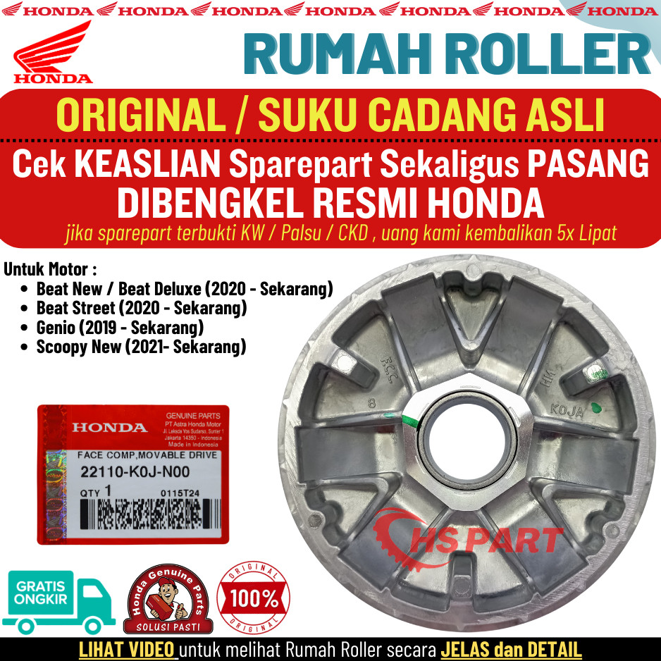 Jual Rumah Roller Beat Deluxe New LED Street Genio Scoopy 2020 2021 ...